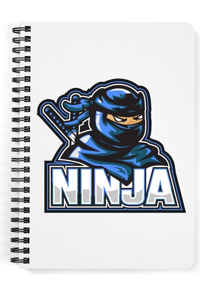 Astak Ninja Baskılı Ahşap Kapaklı Defter 15X20 cm DFT1740