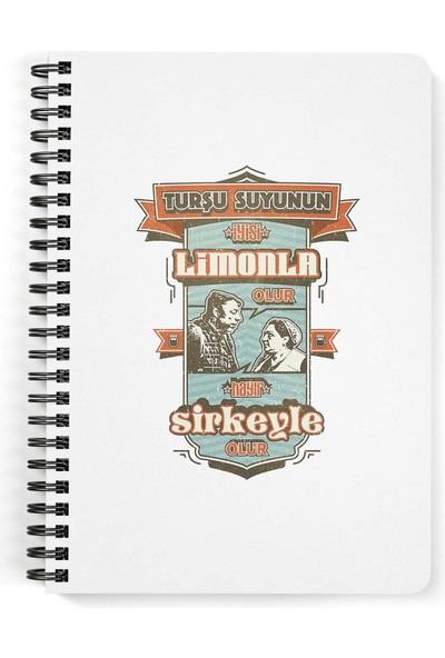 Turşu Suyu Yeşilçam Baskılı Ahşap Kapaklı Defter 15X20 cm DFT196 Turşu Suyu Yeşilçam Baskılı Ahşap Kapaklı Defter 15X20 cm DFT196