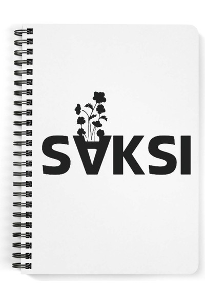 Saksı Baskılı Ahşap Kapaklı Defter 15X20 cm DFT300 Saksı Baskılı Ahşap Kapaklı Defter 15X20 cm DFT300