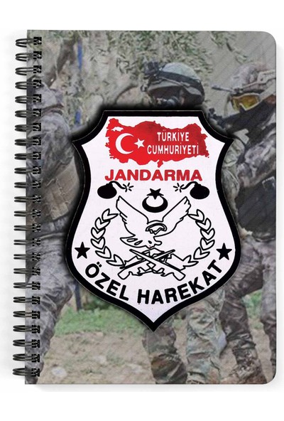 Jandarma Özel Harekat Jöh Baskılı Ahşap Kapaklı Defter 15X20 cm DFT5441 Jandarma Özel Harekat Jöh Baskılı Ahşap Kapaklı Defter 15X20 cm DFT5441