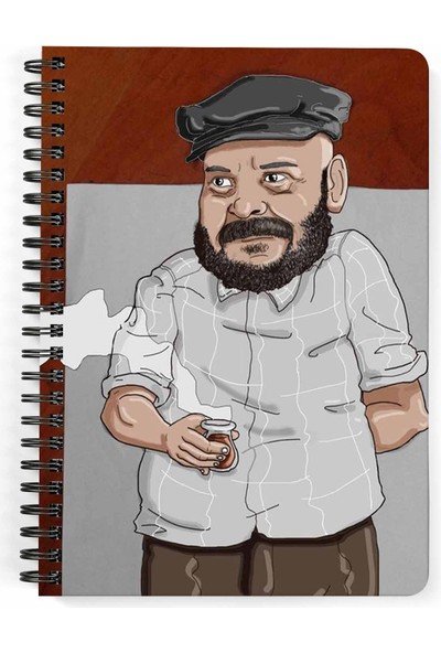 Leyla ile Mecnun Baskılı Ahşap Kapaklı Defter 15X20 cm DFT2918 Leyla ile Mecnun Baskılı Ahşap Kapaklı Defter 15X20 cm DFT2918