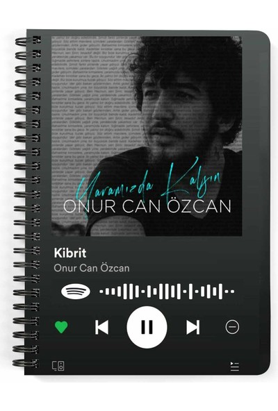 Kibrit Spotify Karekodlu Baskılı Ahşap Kapaklı Defter 15X20 cm DFT2776 Kibrit Spotify Karekodlu Baskılı Ahşap Kapaklı Defter 15X20 cm DFT2776