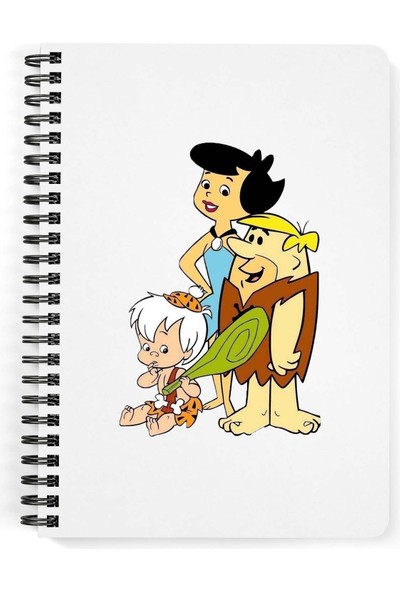 Moloztaş Ailesi Baskılı Ahşap Kapaklı Defter 15X20 cm DFT6500