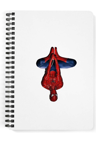 Spiderman Baskılı Ahşap Kapaklı Defter 15X20 cm DFT6154