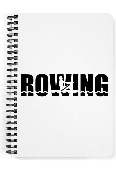 Rowing Baskılı Ahşap Kapaklı Defter 15X20 cm DFT2014 Rowing Baskılı Ahşap Kapaklı Defter 15X20 cm DFT2014