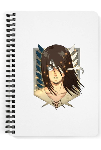 Anime Baskılı Ahşap Kapaklı Defter 15X20 cm DFT6297