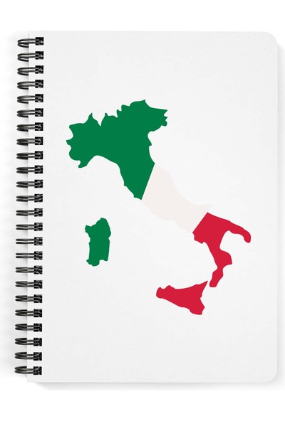 Astak Italya Baskılı Ahşap Kapaklı Defter 15X20 cm DFT2145