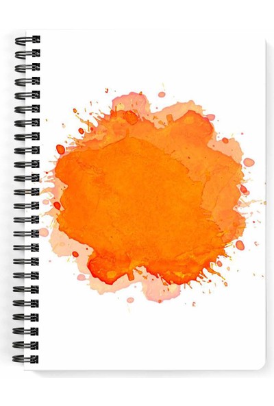 Renkler Baskılı Ahşap Kapaklı Defter 15X20 cm DFT3468