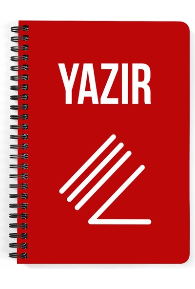 Yazır Boyu Baskılı Ahşap Kapaklı Defter 15X20 cm DFT5493