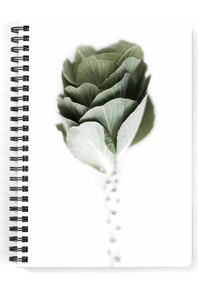 Doğa Baskılı Ahşap Kapaklı Defter 15X20 cm DFT3043