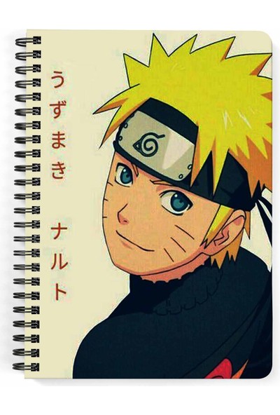Naruto Anime Baskılı Ahşap Kapaklı Defter 15X20 cm DFT3264