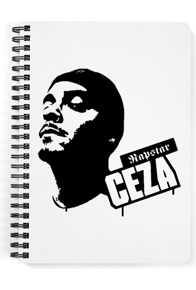 Ceza Baskılı Ahşap Kapaklı Defter 15X20 cm DFT1705