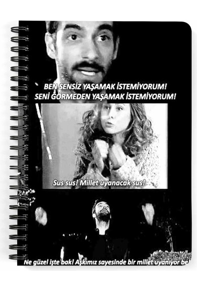 Poyraz Karayel Baskılı Ahşap Kapaklı Defter 15X20 cm DFT2520 Poyraz Karayel Baskılı Ahşap Kapaklı Defter 15X20 cm DFT2520