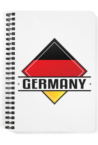 Almanya Baskılı Ahşap Kapaklı Defter 15X20 cm DFT2263