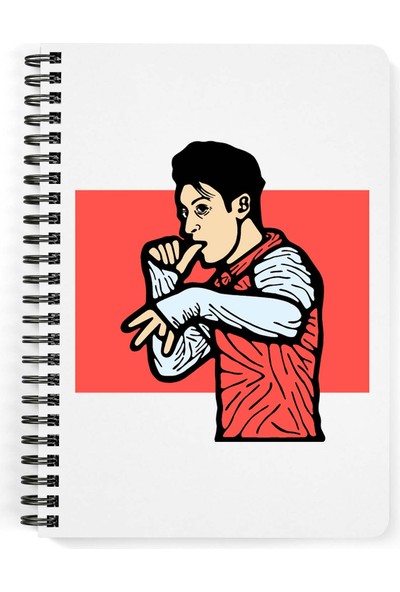 Mesut Özdil Baskılı Ahşap Kapaklı Defter 15X20 cm DFT1261