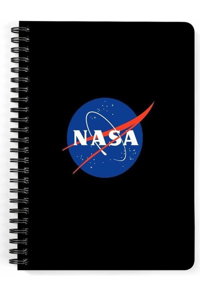 Nasa Baskılı Ahşap Kapaklı Defter 15X20 cm DFT3879