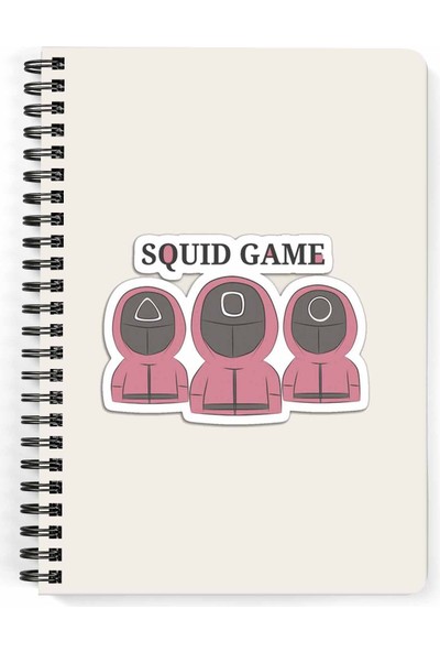 Squid Game Baskılı Ahşap Kapaklı Defter 15X20 cm DFT5744 Squid Game Baskılı Ahşap Kapaklı Defter 15X20 cm DFT5744