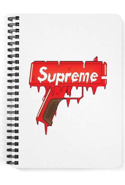 Tabanca Baskılı Ahşap Kapaklı Defter 15X20 cm DFT6915