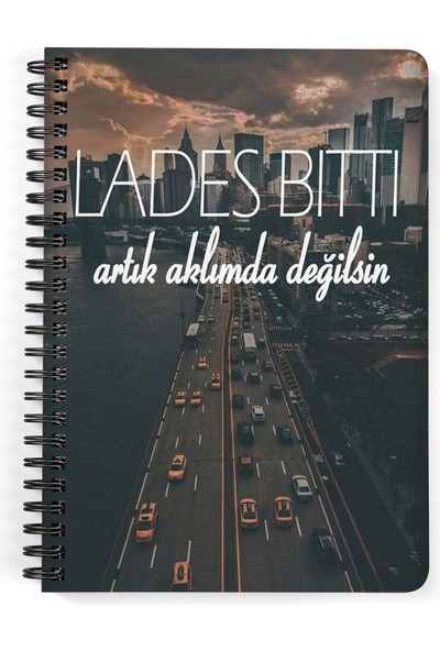 Lades Bitti Baskılı Ahşap Kapaklı Defter 15X20 cm DFT2458 Lades Bitti Baskılı Ahşap Kapaklı Defter 15X20 cm DFT2458