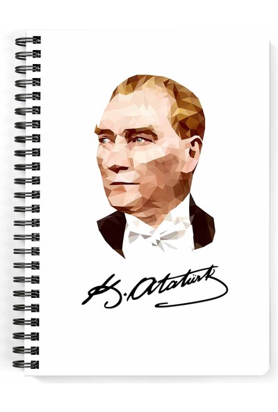 Atatürk Baskılı Ahşap Kapaklı Defter 15X20 cm DFT5646 Atatürk Baskılı Ahşap Kapaklı Defter 15X20 cm DFT5646