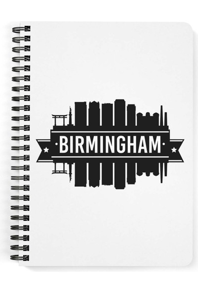 Bırmıngham Baskılı Ahşap Kapaklı Defter 15X20 cm DFT2191 Bırmıngham Baskılı Ahşap Kapaklı Defter 15X20 cm DFT2191