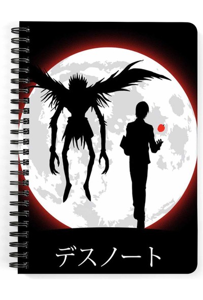Death Note Baskılı Ahşap Kapaklı Defter 15X20 cm DFT3168 Death Note Baskılı Ahşap Kapaklı Defter 15X20 cm DFT3168