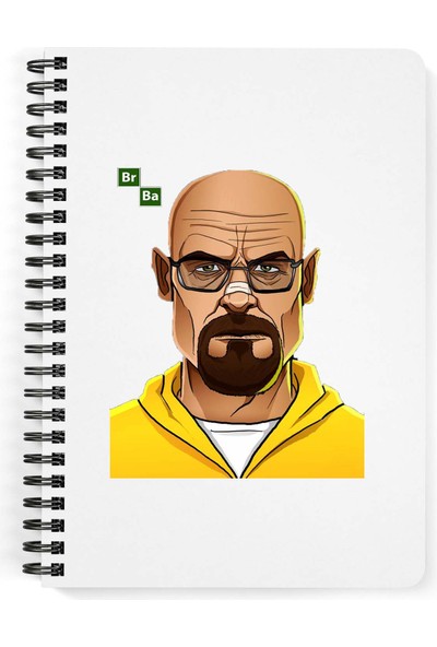 Breaking Bad Baskılı Ahşap Kapaklı Defter 15X20 cm DFT6933 Breaking Bad Baskılı Ahşap Kapaklı Defter 15X20 cm DFT6933