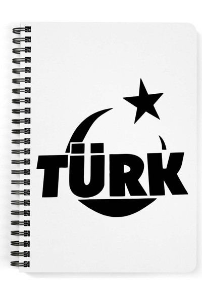Astak Türk Baskılı Ahşap Kapaklı Defter 15X20 cm DFT1475