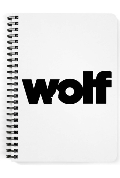 Wolf Baskılı Ahşap Kapaklı Defter 15X20 cm DFT6073 Wolf Baskılı Ahşap Kapaklı Defter 15X20 cm DFT6073