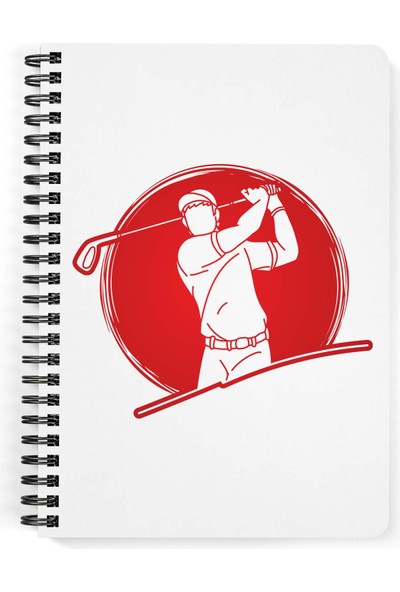 Beyzbol Baskılı Ahşap Kapaklı Defter 15X20 cm DFT2105