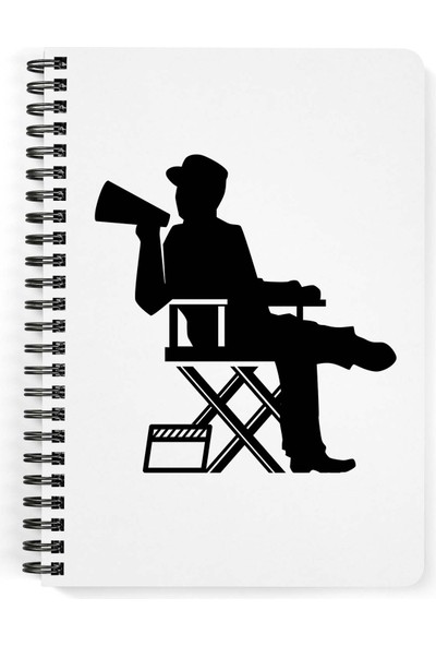 Yönetmen Baskılı Ahşap Kapaklı Defter 15X20 cm DFT1075 Yönetmen Baskılı Ahşap Kapaklı Defter 15X20 cm DFT1075