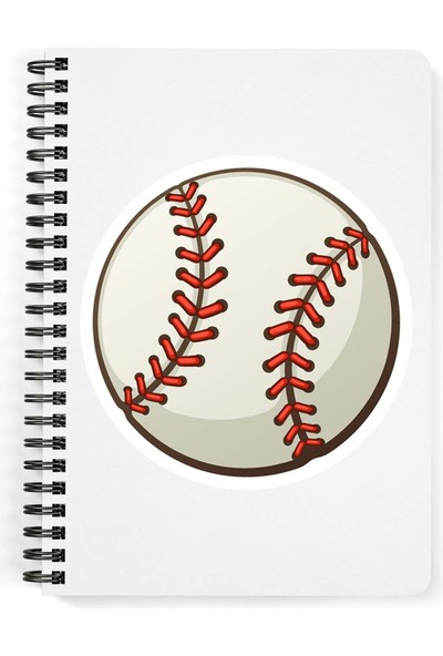 Beyzbol Topu Baskılı Ahşap Kapaklı Defter 15X20 cm DFT2104 Beyzbol Topu Baskılı Ahşap Kapaklı Defter 15X20 cm DFT2104
