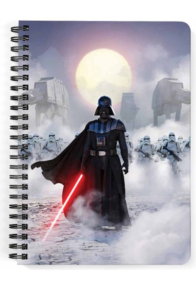 Star Wars Baskılı Ahşap Kapaklı Defter 15X20 cm DFT4784