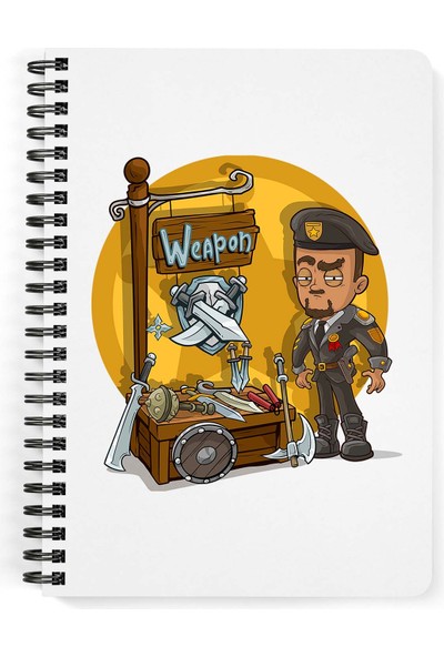 Weapon Baskılı Ahşap Kapaklı Defter 15X20 cm DFT1330 Weapon Baskılı Ahşap Kapaklı Defter 15X20 cm DFT1330