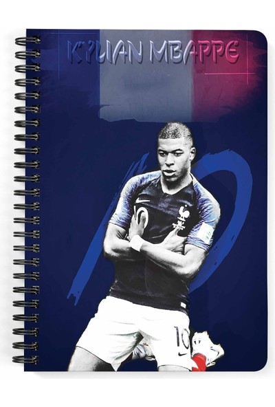 Kylian Mbappé Baskılı Ahşap Kapaklı Defter 15X20 cm DFT4477 Kylian Mbappé Baskılı Ahşap Kapaklı Defter 15X20 cm DFT4477