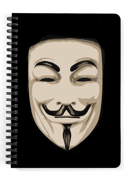 Vandetta Baskılı Ahşap Kapaklı Defter 15X20 cm DFT4339