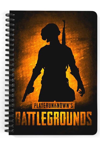 Pubg Mobile Baskılı Ahşap Kapaklı Defter 15X20 cm DFT4377