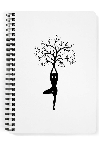 Ağaç Baskılı Ahşap Kapaklı Defter 15X20 cm DFT6191