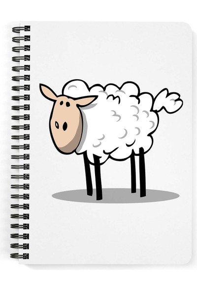 Kuzu Baskılı Ahşap Kapaklı Defter 15X20 cm DFT757 Kuzu Baskılı Ahşap Kapaklı Defter 15X20 cm DFT757