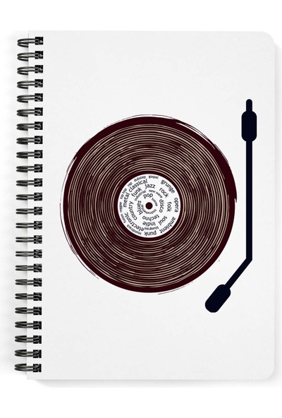 Plak Baskılı Ahşap Kapaklı Defter 15X20 cm DFT1608 Plak Baskılı Ahşap Kapaklı Defter 15X20 cm DFT1608