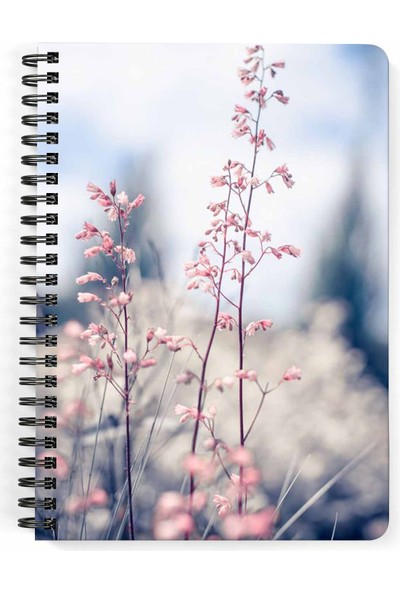 Doğa Baskılı Ahşap Kapaklı Defter 15X20 cm DFT2801