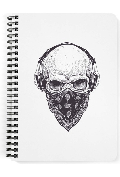 Kuru Kafa Baskılı Ahşap Kapaklı Defter 15X20 cm DFT1545