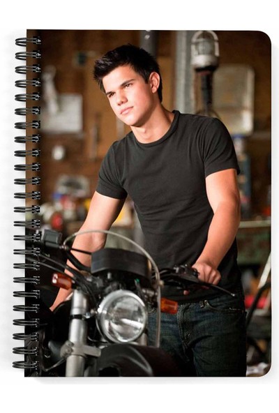 Alacakaranlık Baskılı Ahşap Kapaklı Defter 15X20 cm DFT3445