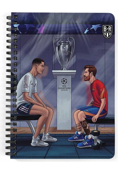 Süper Starlar Baskılı Ahşap Kapaklı Defter 15X20 cm DFT4506