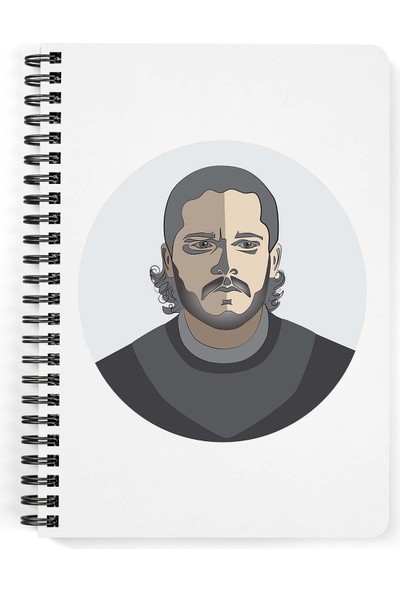 Jon Snow Baskılı Ahşap Kapaklı Defter 15X20 cm DFT1142 Jon Snow Baskılı Ahşap Kapaklı Defter 15X20 cm DFT1142