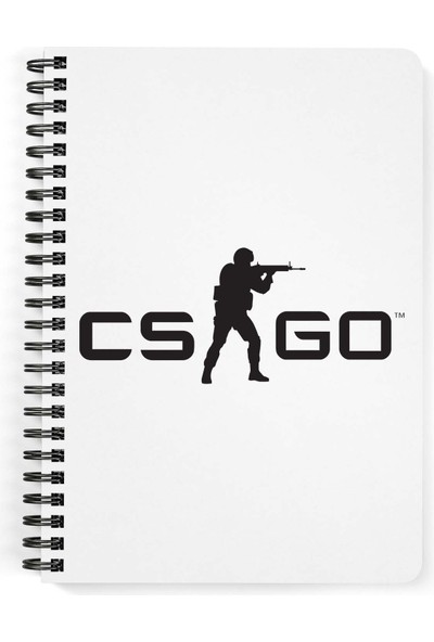 Csgo Baskılı Ahşap Kapaklı Defter 15X20 cm DFT1812