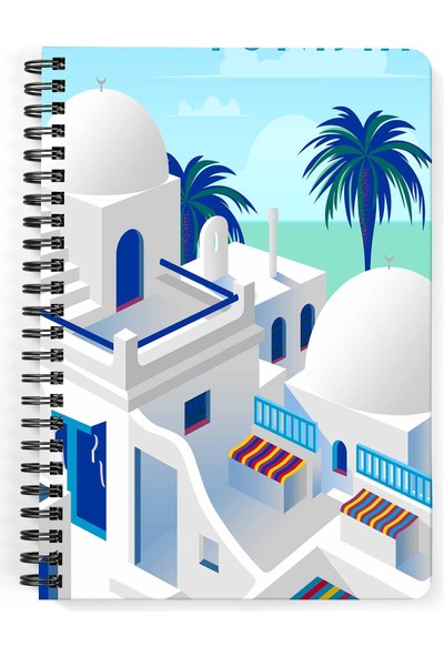 Atina Baskılı Ahşap Kapaklı Defter 15X20 cm DFT4088