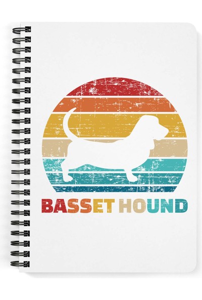 Basset Hound Baskılı Ahşap Kapaklı Defter 15X20 cm DFT808 Basset Hound Baskılı Ahşap Kapaklı Defter 15X20 cm DFT808