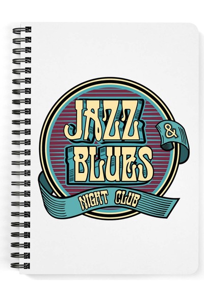 Jazz Blues Baskılı Ahşap Kapaklı Defter 15X20 cm DFT1578 Jazz Blues Baskılı Ahşap Kapaklı Defter 15X20 cm DFT1578
