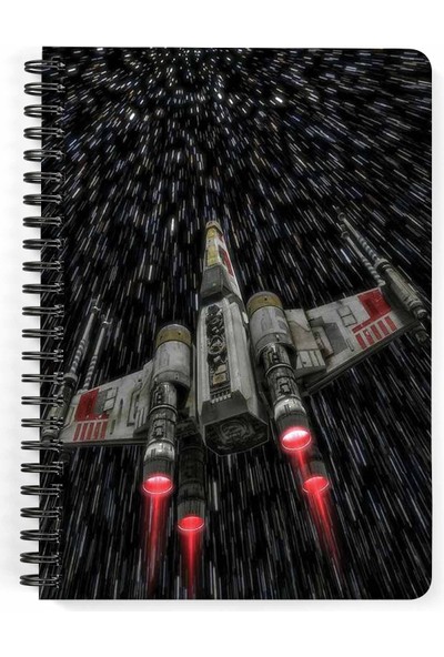 Star Wars Baskılı Ahşap Kapaklı Defter 15X20 cm DFT4780